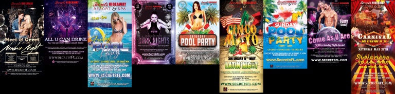 This week at Secrets Hideaway... May 2-6